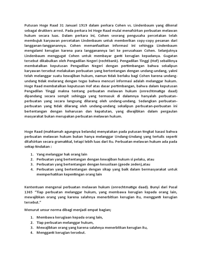 Kasus Cohen vs. Lindenbaum | PDF