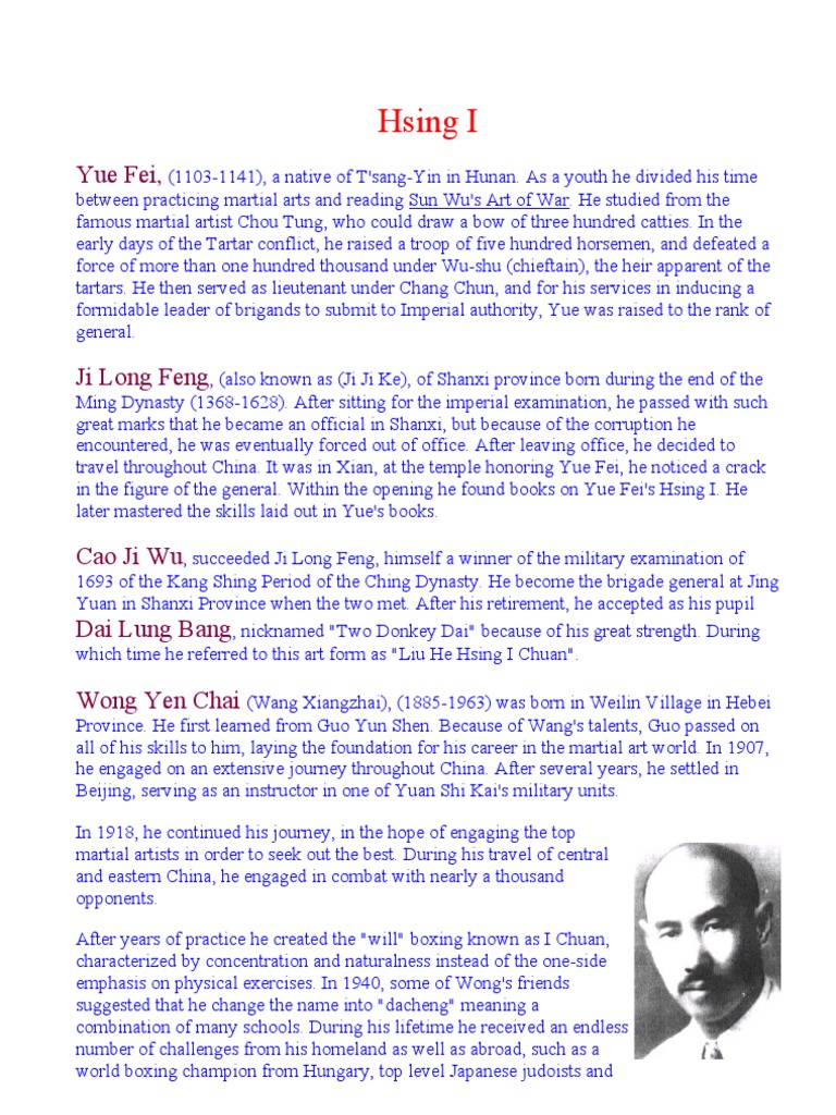 Hsing I | PDF | Confucianism | China