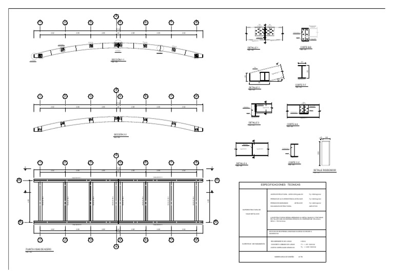 Plano - E2 | PDF | Acero | Material compuesto