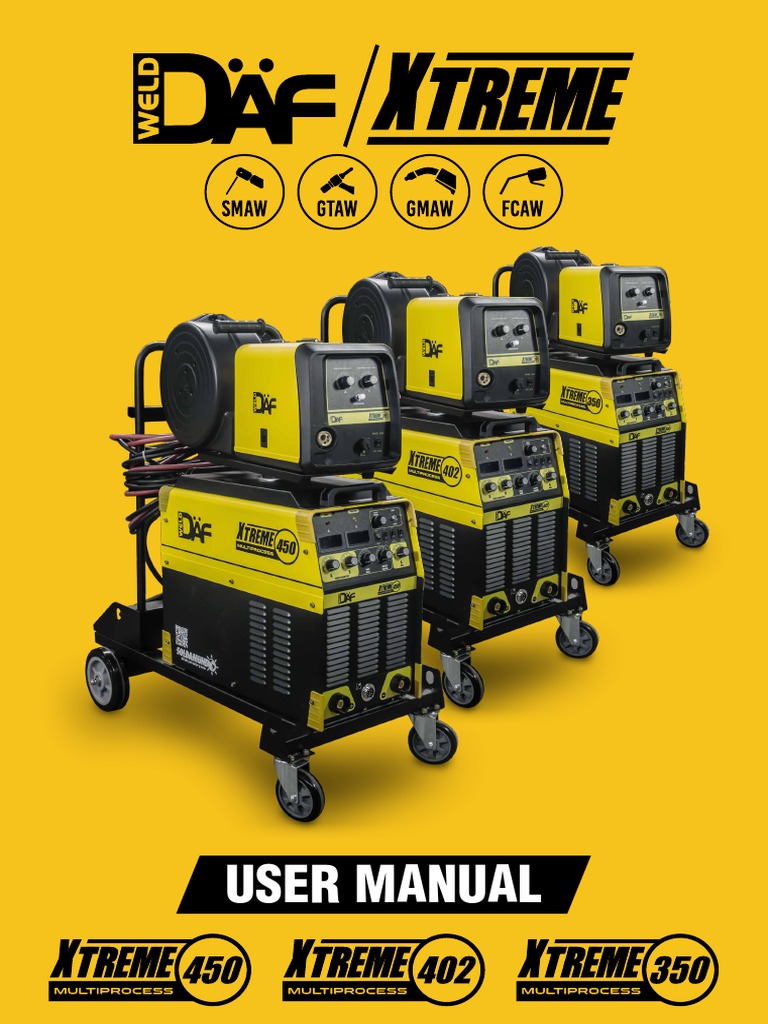 Manual DAF XTREME 350-402-450 | PDF | Soldadura | Construcción
