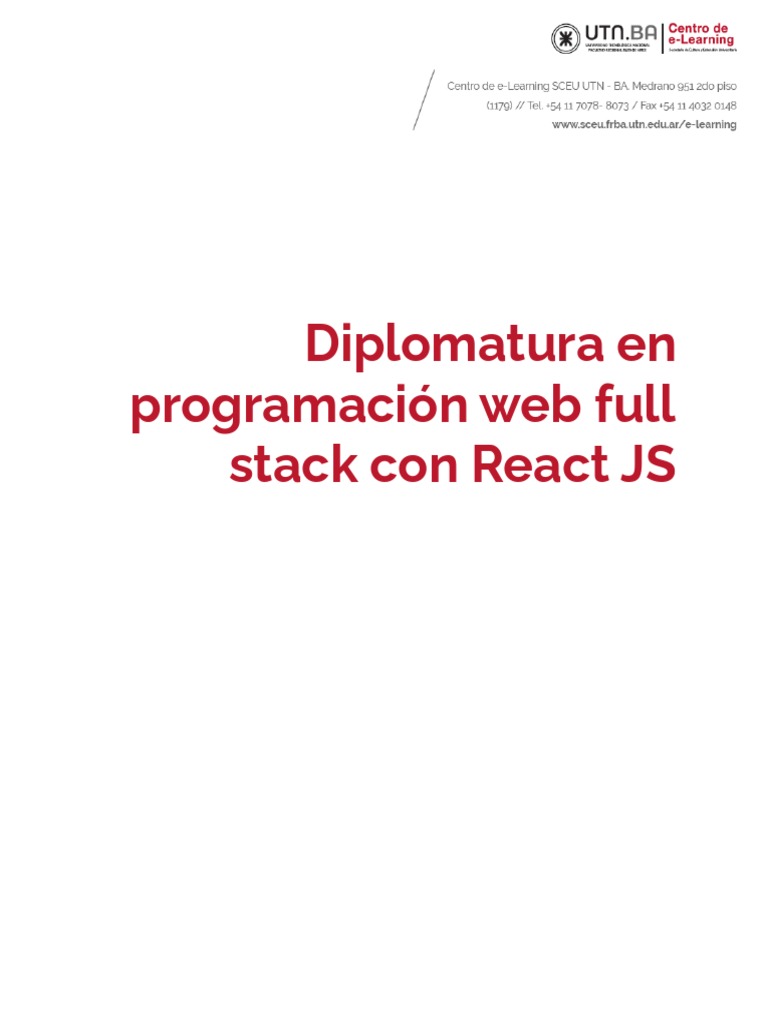 React Part 1 Pdf Script Java Lenguaje De Programación 4506