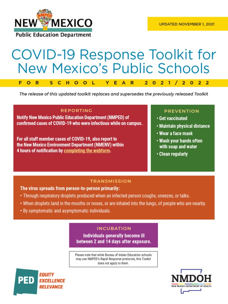 NMPED COVID19 Response Toolkit | PDF | Infection | Health Care