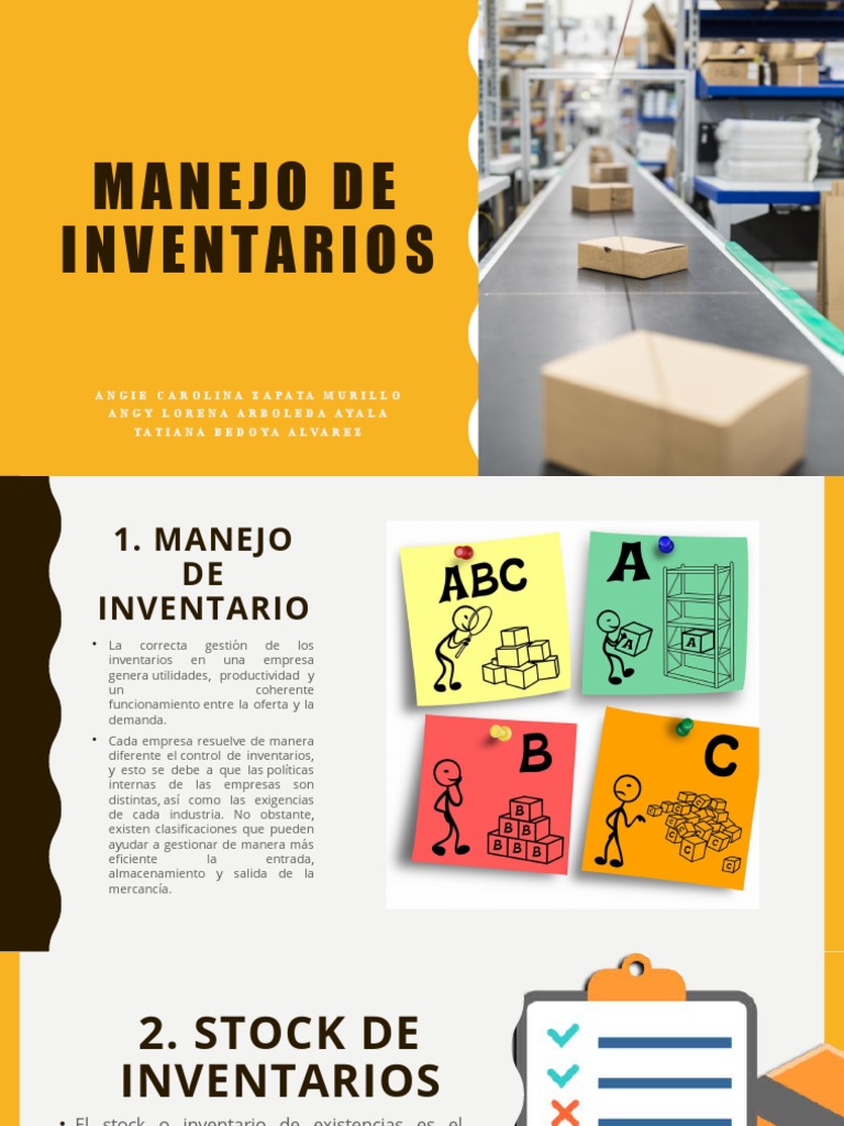 Manejo de Inventarios | PDF | Inventario | Almacén