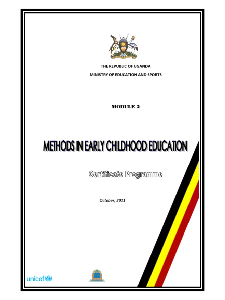 Module 2 Ecd Methods Kyambogo 2 Ecd Methodspdf Edinancebakehena NCDC ...