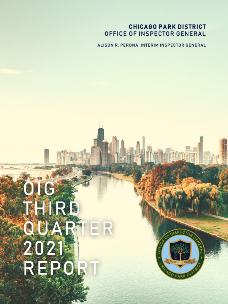 OIG Third Quarter 2021 Report | PDF | Sexual Harassment | Audit