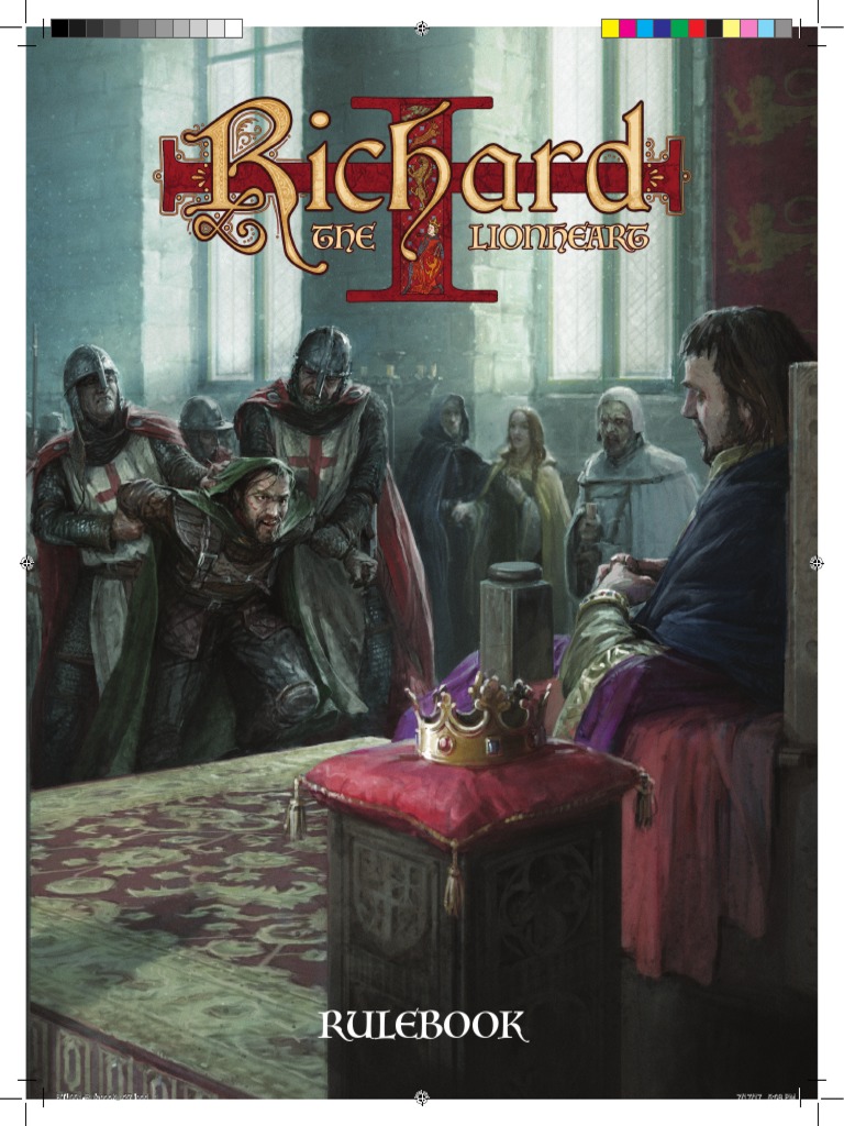 RTL001 - Richard The Lion Heart - Rulebook | PDF | Richard I Of England ...