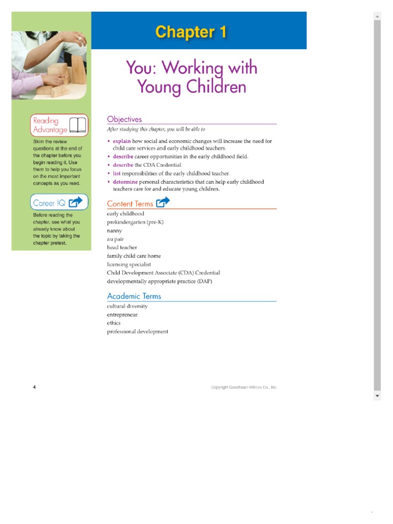 Chapter 1 | PDF | Early Childhood Education | Relationships