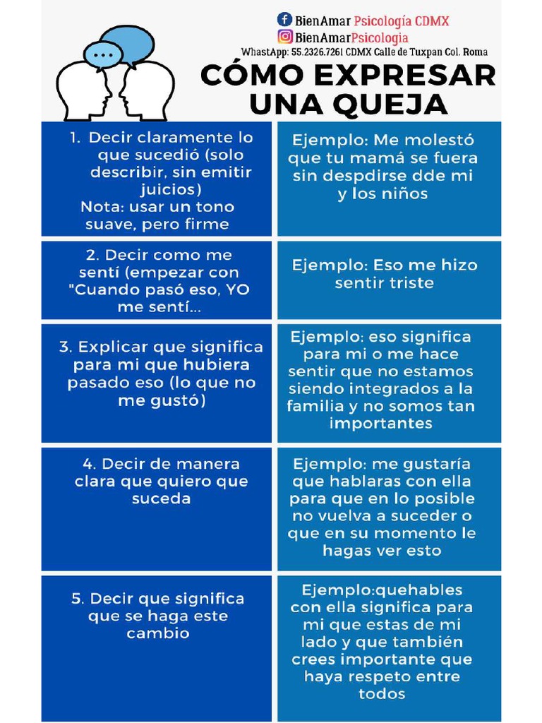 Como Expresar Una Queja | PDF