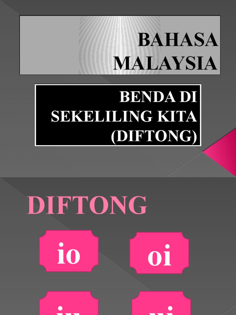 Diftong Oi Io, Iu, Ui | PDF