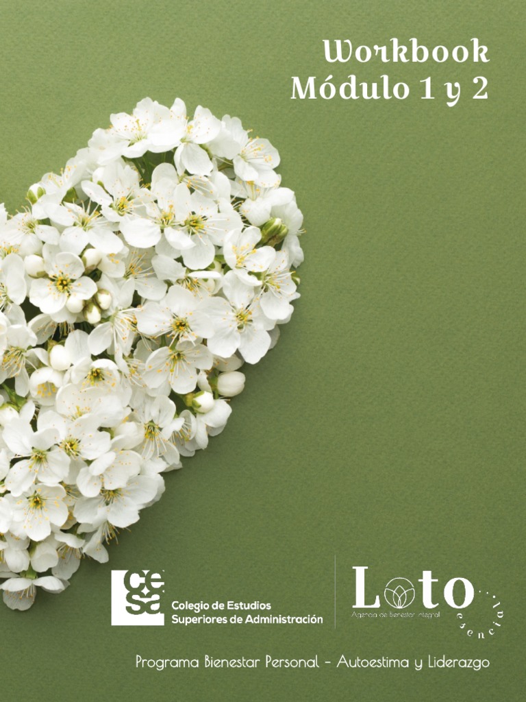 Workbook Modulo 1 y 2 | PDF | Autoestima | Bienestar