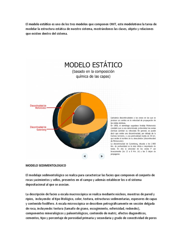 Modelo Estatico | PDF | Falla (geología) | Roca (geología)