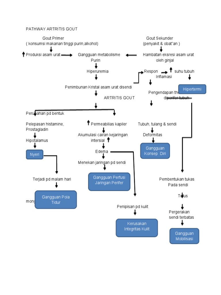 Understanding the Pathways of Gout Arthritis | PDF