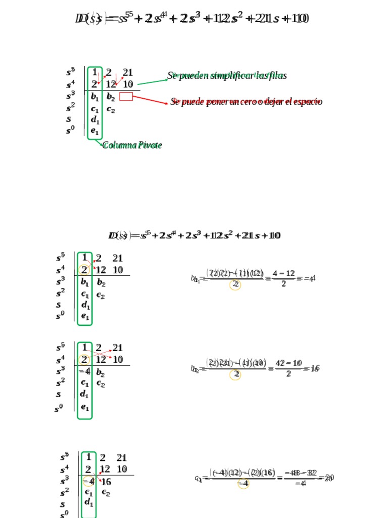 Ejemplo Criterio de Routh Hurwitz | PDF
