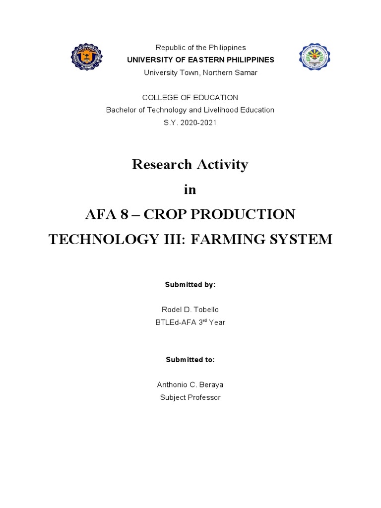 Classification of Agroforestry System | PDF | Agriculture | Forests