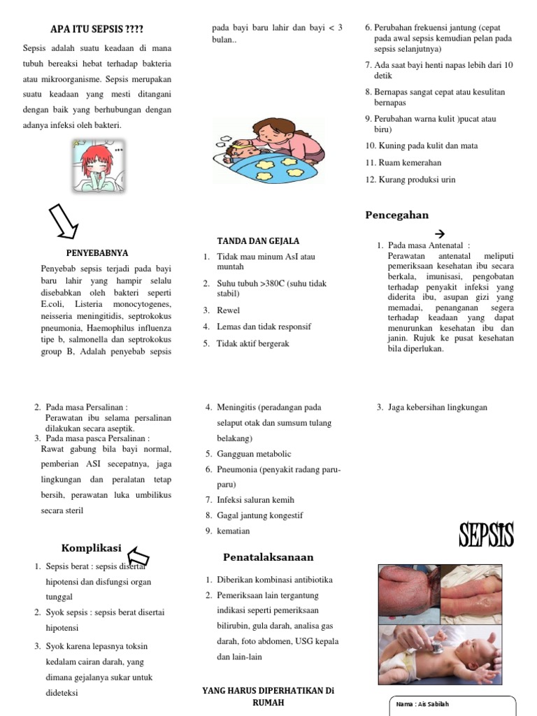 Penanganan Sepsis pada Bayi Baru Lahir | PDF
