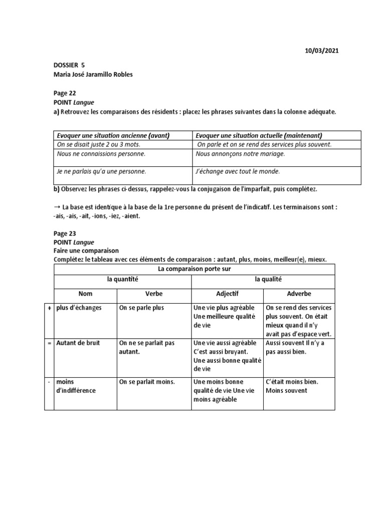 Devoir 5 | Download Free PDF | Linguistique