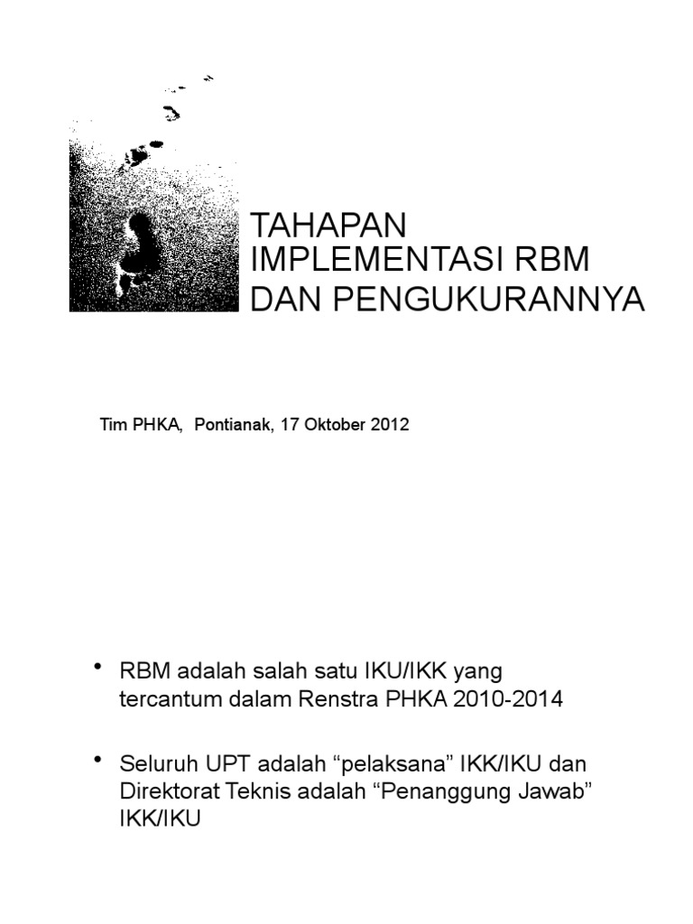 Tahapan Implementasi RBM Dan Pengukurannya | PDF | Bisnis