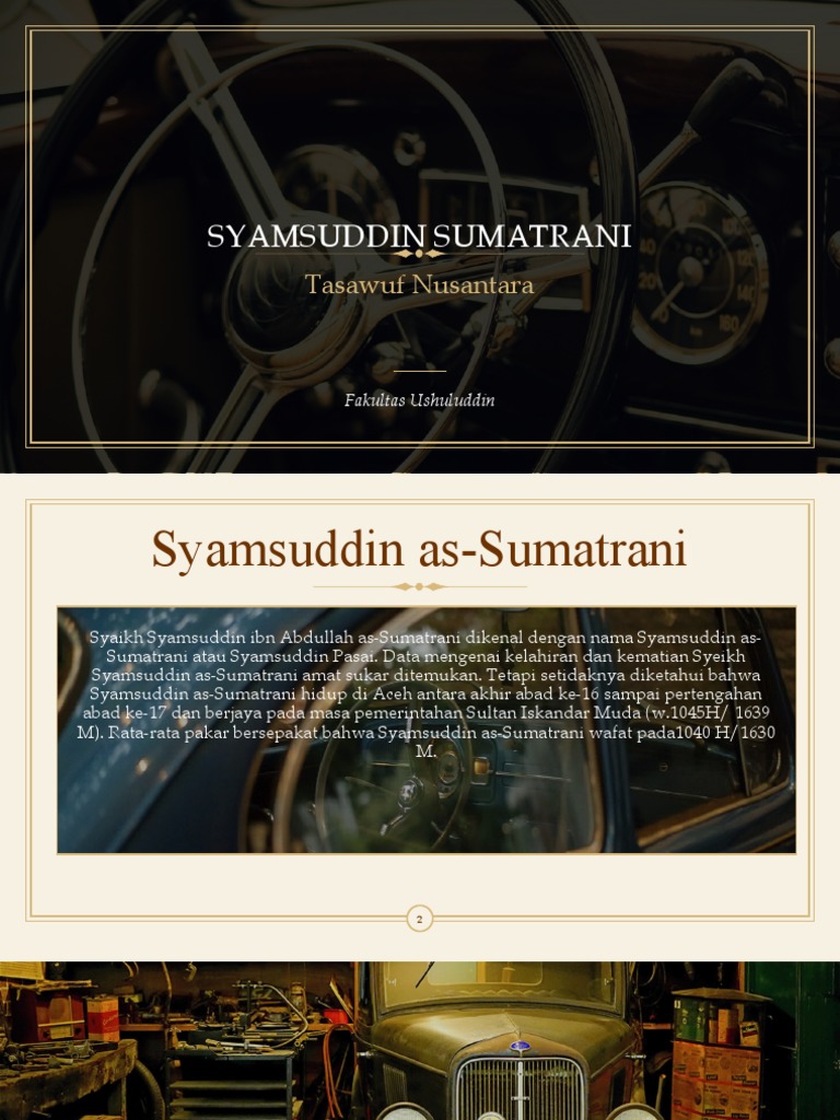 Syamsuddin Sumatrani | PDF