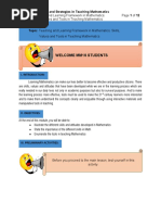 MODULE 1-Unit 1 - Math 301 Teaching Math in Primary Grades | PDF ...