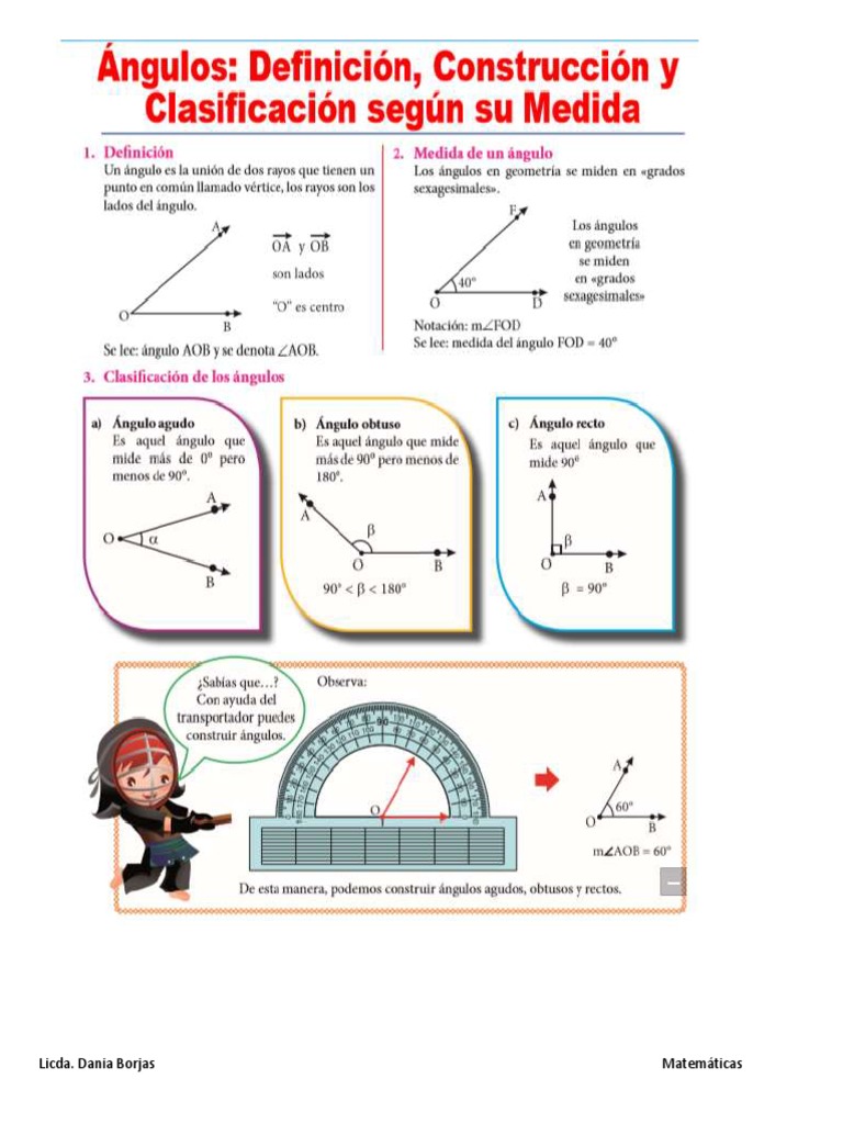Actividades Sobre Àngulos. | PDF | Ángulo | Geometría Elemental