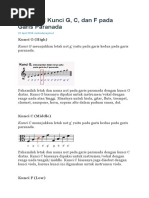 Simbol dan Tanda dalam Notasi Musik | PDF