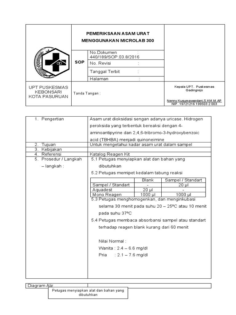 Asam Urat Photometer 5010 | PDF