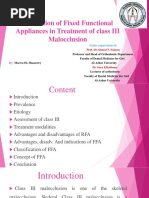 Forsus Appliance for Class II Correction | PDF | Orthodontics | Tooth