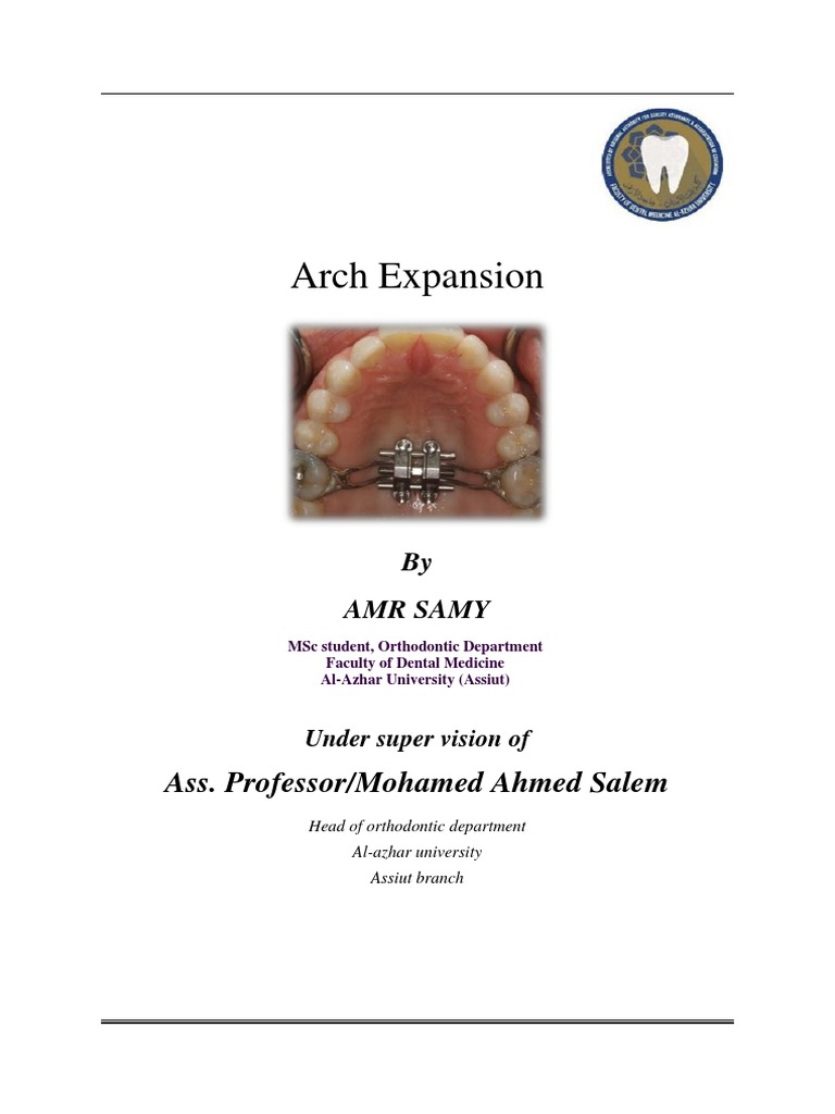 Arch Expansion | PDF | Human Nose | Dentistry Branches