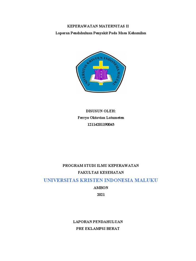 LP Pre Eklamsia | PDF
