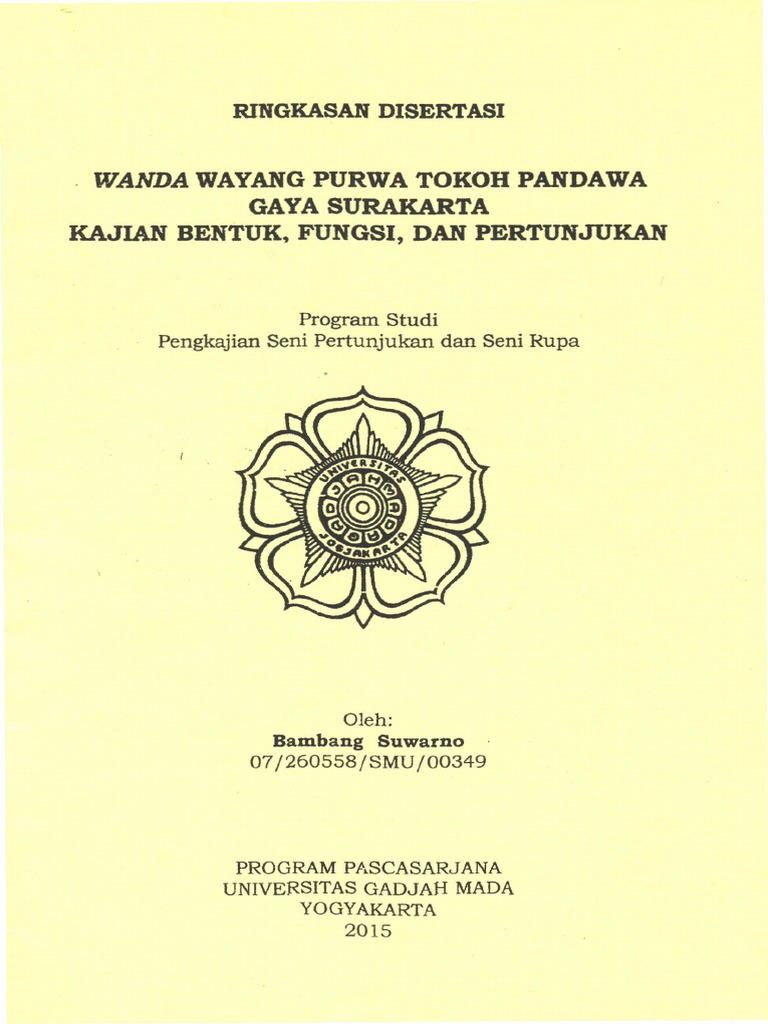 2016 2015 Bambang Suwarno WP | PDF