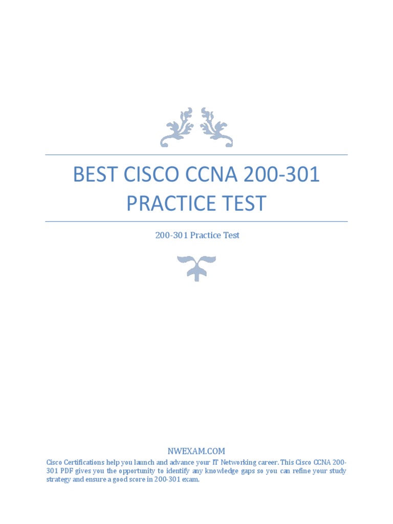 Best Cisco Ccna 200 301 Practice Test PDF | PDF | Cisco Certifications ...