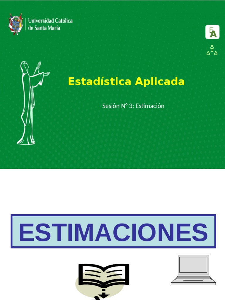 Sesi N N 3 Estimaci N Secci N A | PDF | Intervalo de confianza | Teoría de la estimación