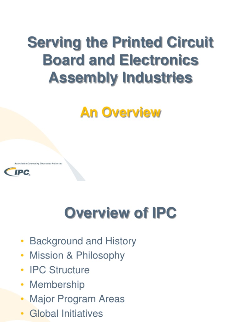 IPC Overview | PDF | Printed Circuit Board | Marketing Research