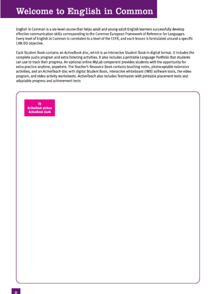 English in Common 4 Students Book | PDF