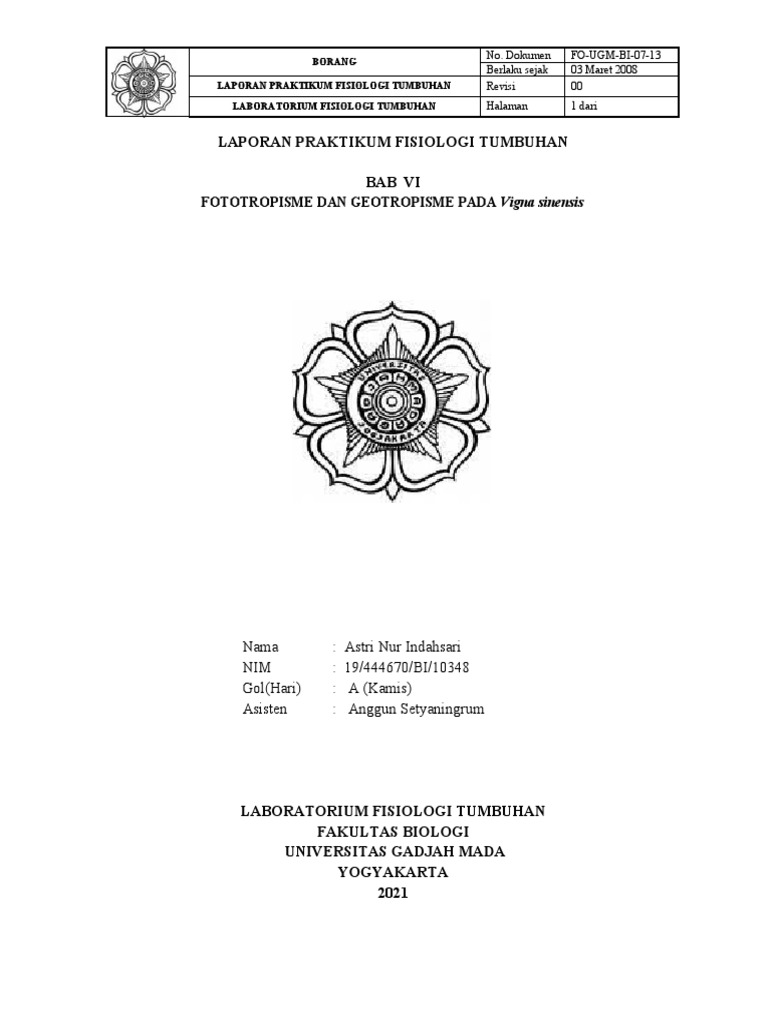 Laporan Praktikum Fistum Bab 6 | PDF | Pengembangan Diri | Sains & Matematika