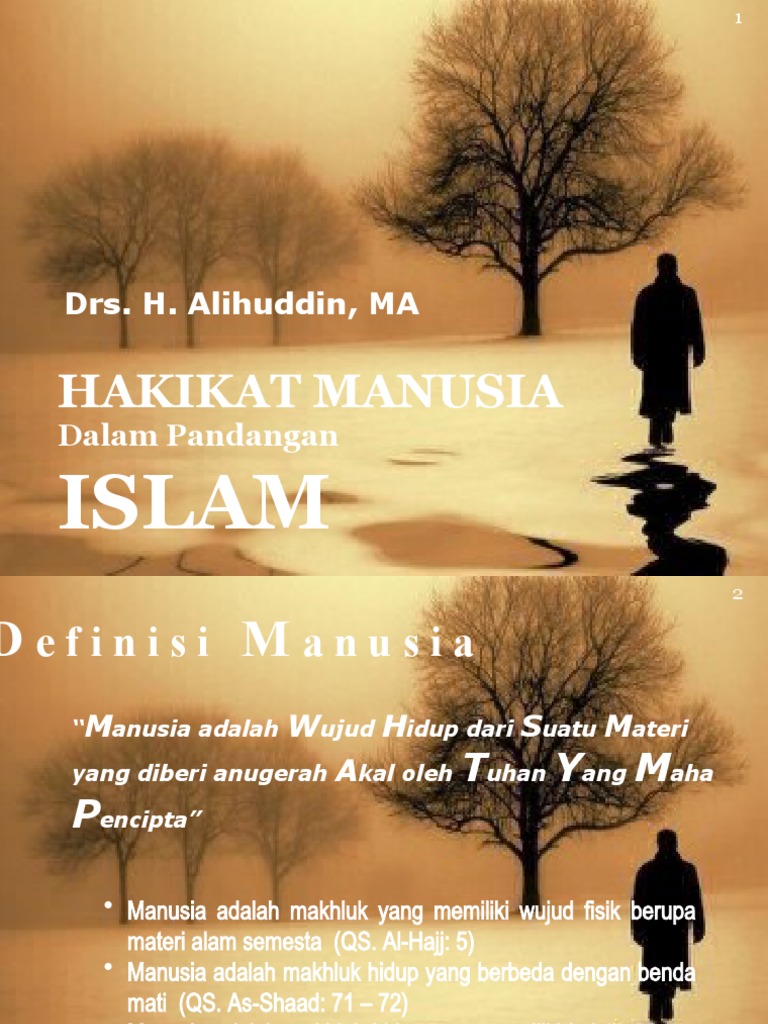 Materi 3 Hakikat Manusia Dalam Pandangan Islam | PDF | Agama ...