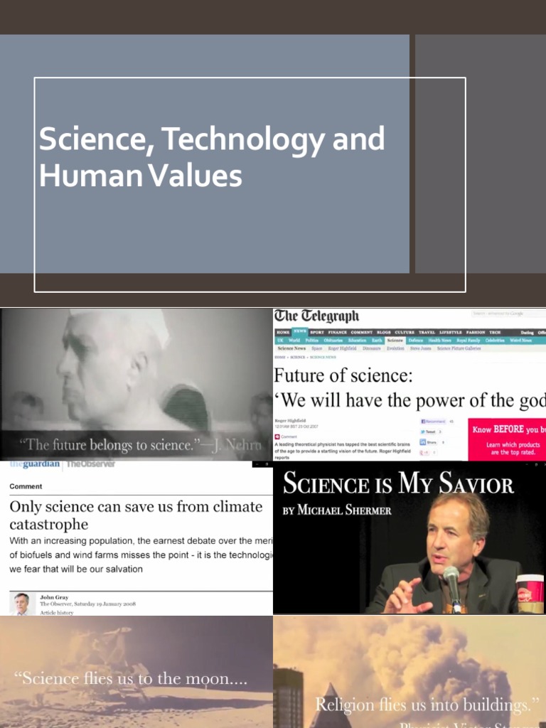 Science Technology and Human Values | PDF | Science | Knowledge