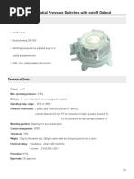 SPD910 Differential Air Pressure Switch | PDF | Switch | Pressure ...
