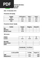 Fosfa Heating | PDF | Palm Oil | Oil