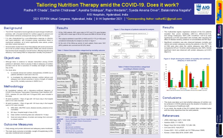 PD-ePoster 7 ESPEN2021 | PDF | Intensive Care Unit | Intensive Care ...