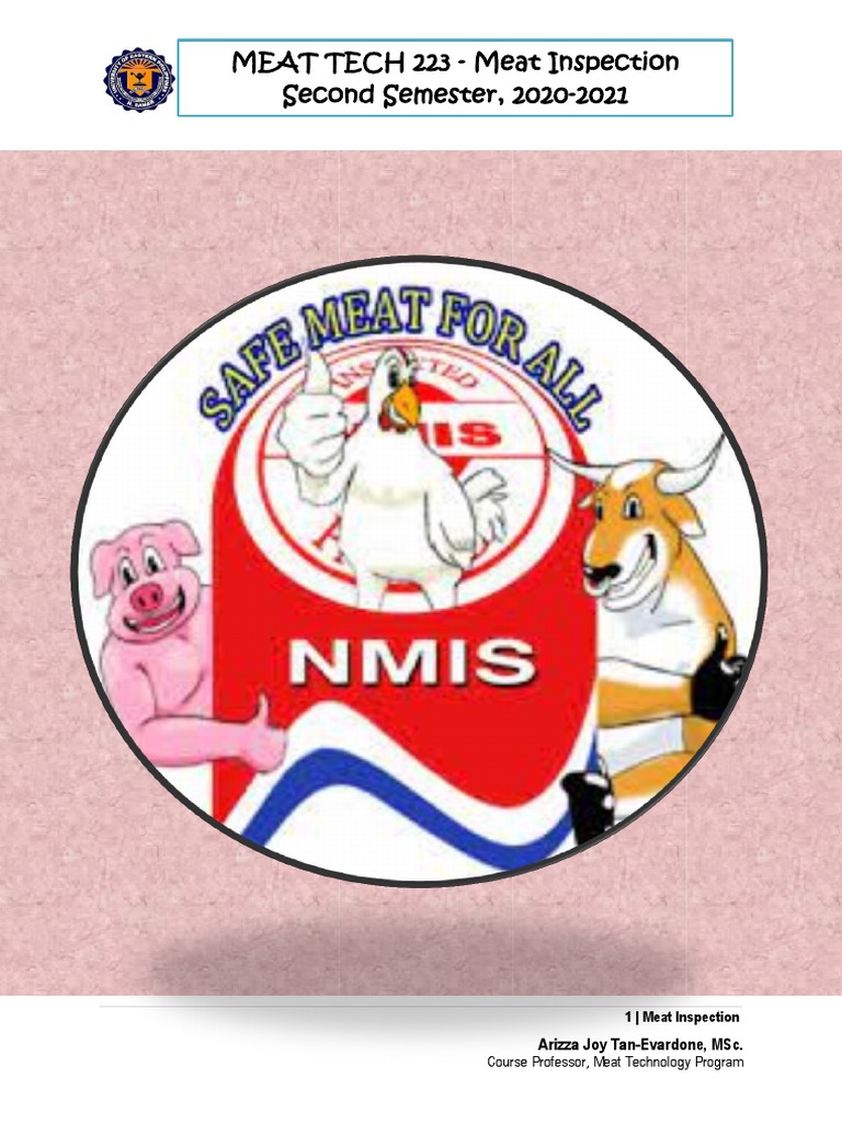 Meat Inspection - Module 1 & 2. | PDF | Animal Slaughter | Slaughterhouse