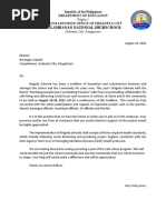 BFP Request Letter | PDF