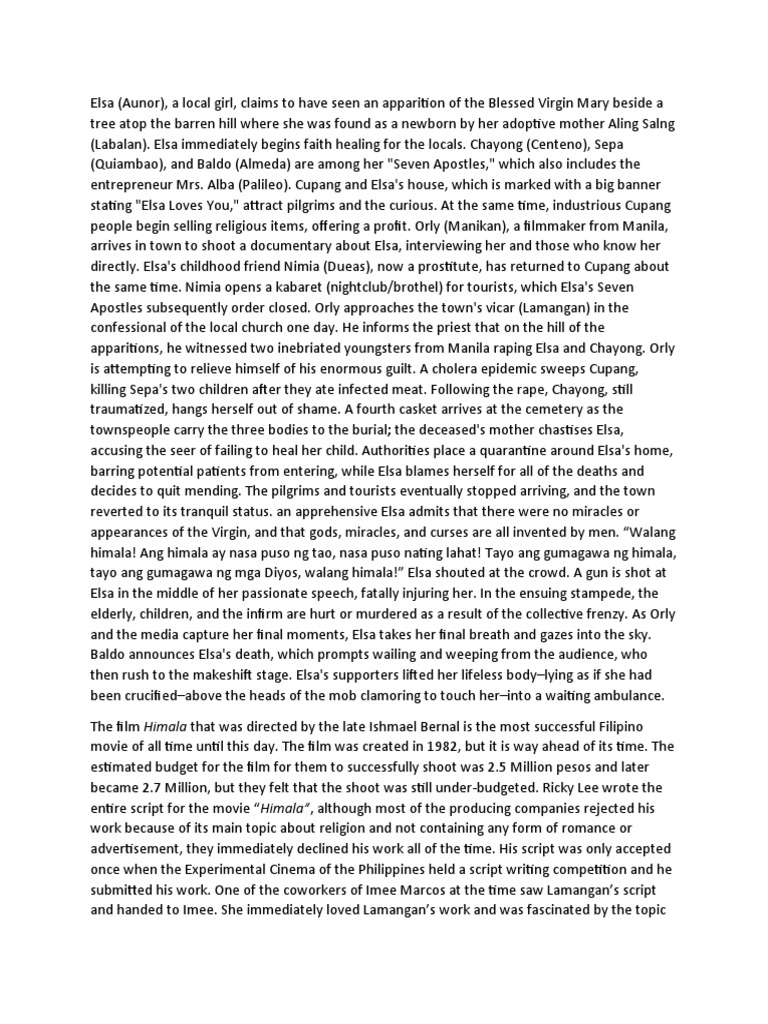 Himala: Behind the Film's Legacy | PDF | Poetry | Classics