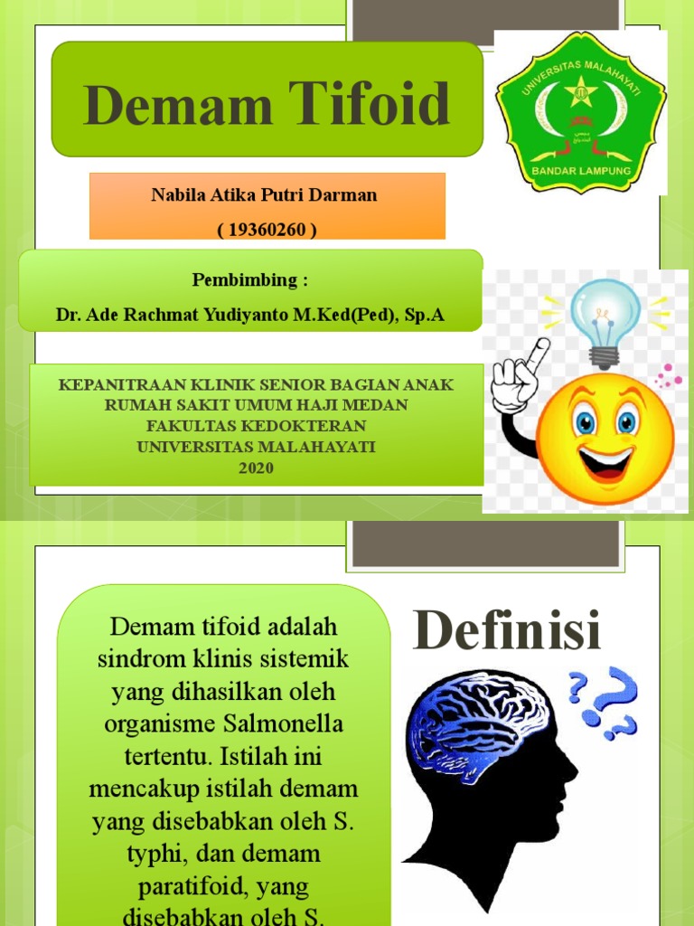 Demam Tifoid: Patogenesis, Gejala Klinis, Diagnosis, dan ...