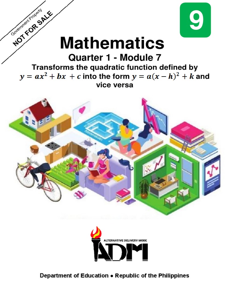 Mathematics: Quarter 1 - Module 7 | PDF | Quadratic Equation | Algebra