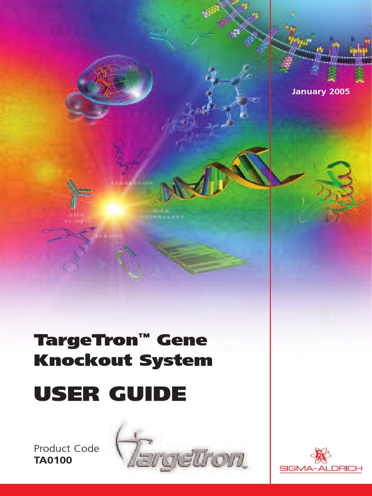 User Guide: Targetron Gene Knockout System | PDF | Polymerase Chain ...