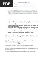 Sample of Opening Remarks | PDF