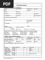Concession Request Form Instructions | PDF | Computing | Business