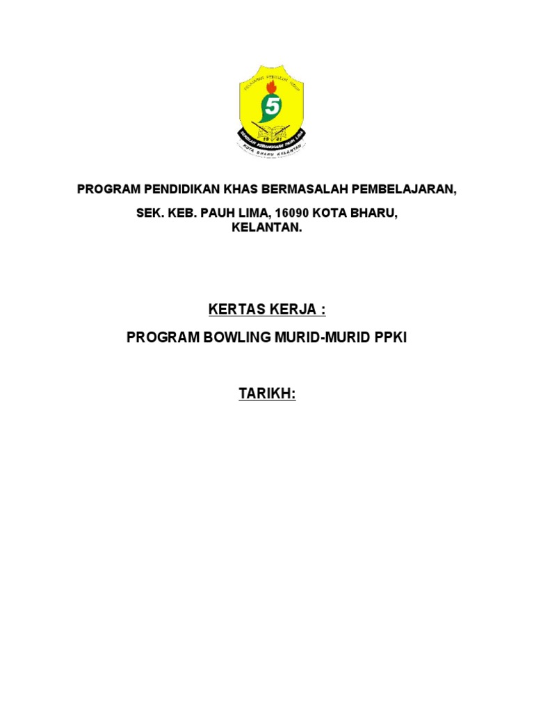 Program Bowling PPKI SK Pauh Lima | PDF