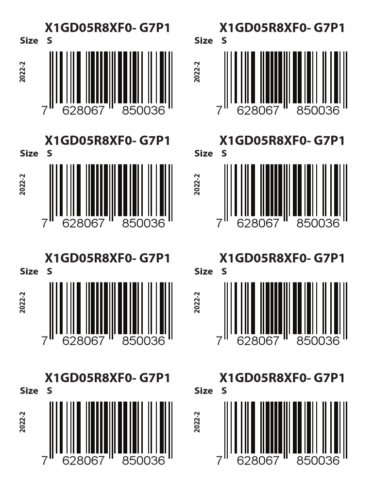 Otf Sticker 5r8xf0 g7p1 Size-S 20 Pcs | PDF